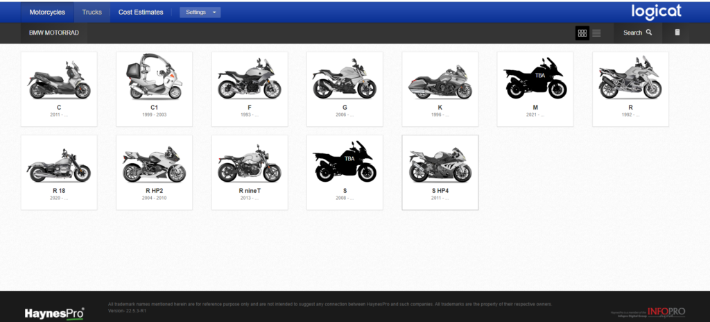 HaynesPro WorkshopData™ Full Pack Motorcycles | Logicat UK